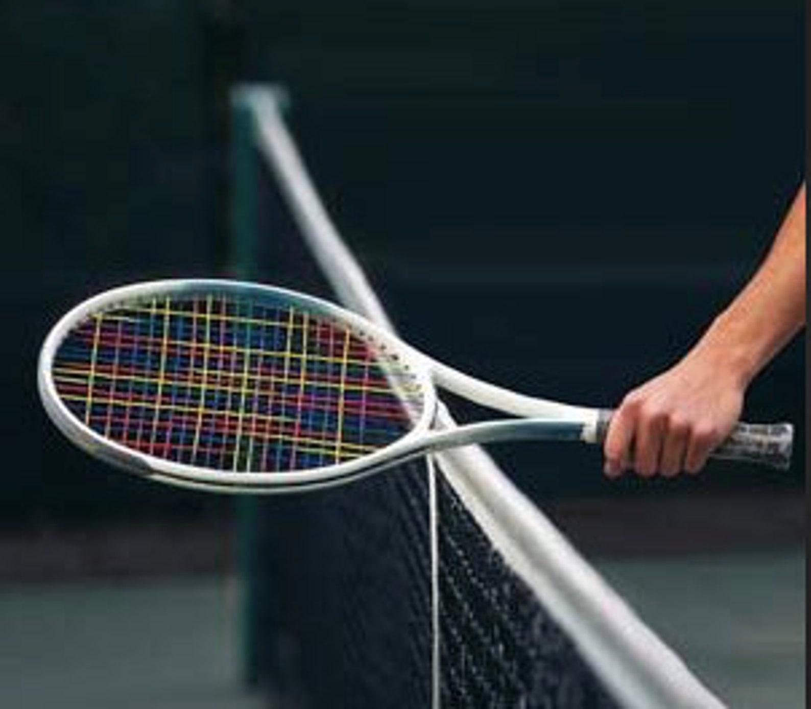 Rainbow Racquet Sports String Tennis Badminton - Etsy Rainbow Racquet Sports String Tennis Badminton - Etsy