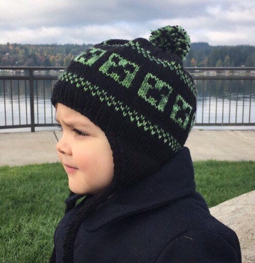 Minecraft Knit Hat