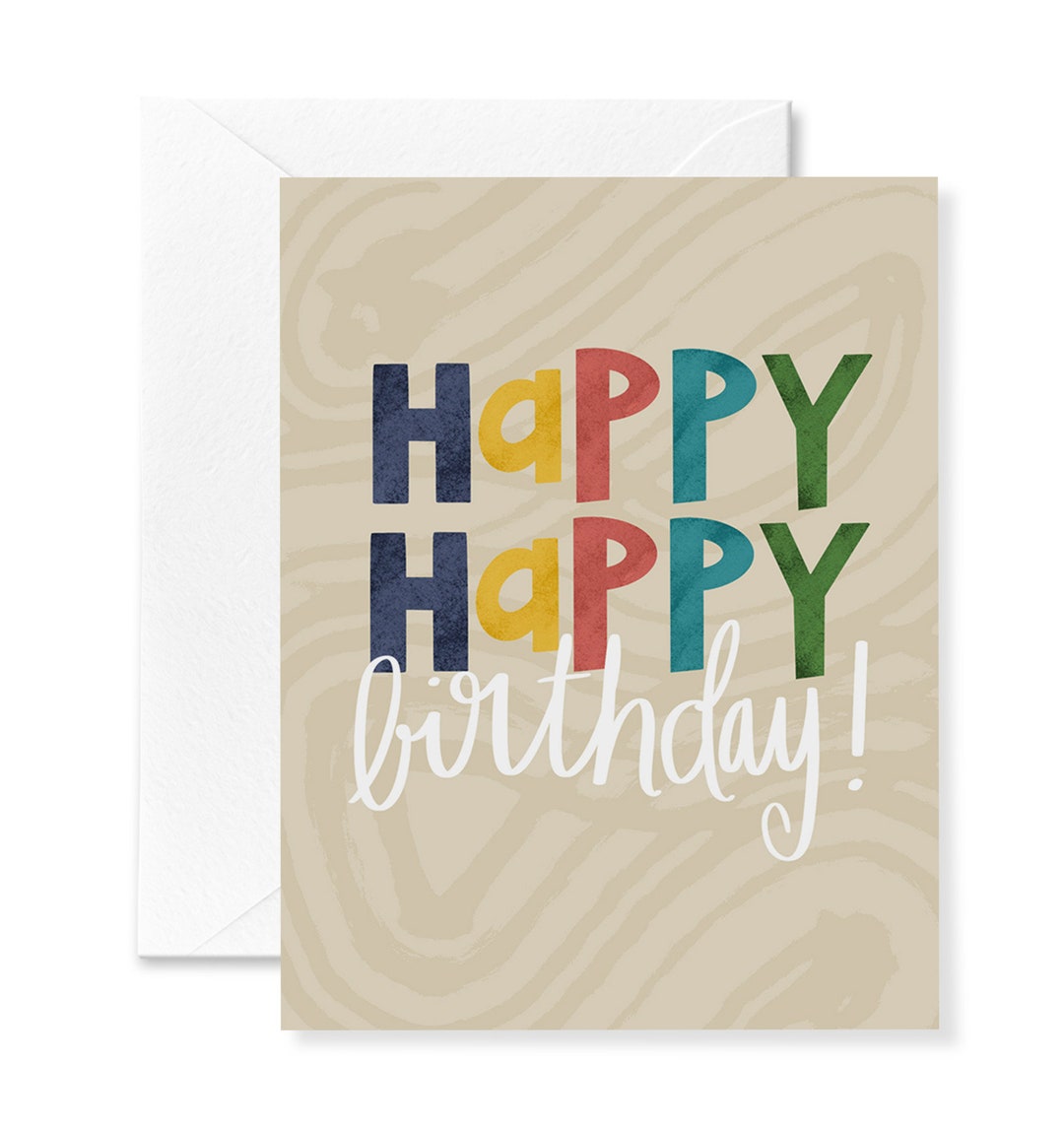 Birthday Card | Birthday Hype Card | Colorful Birthday Card | Birthday ...