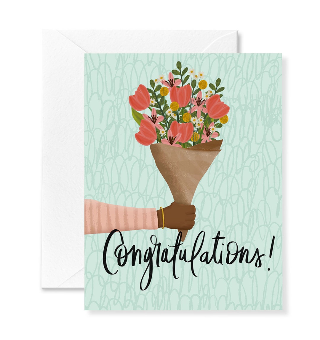 Congrats Bouquet | Congrats Card | Congratulations Card | African ...