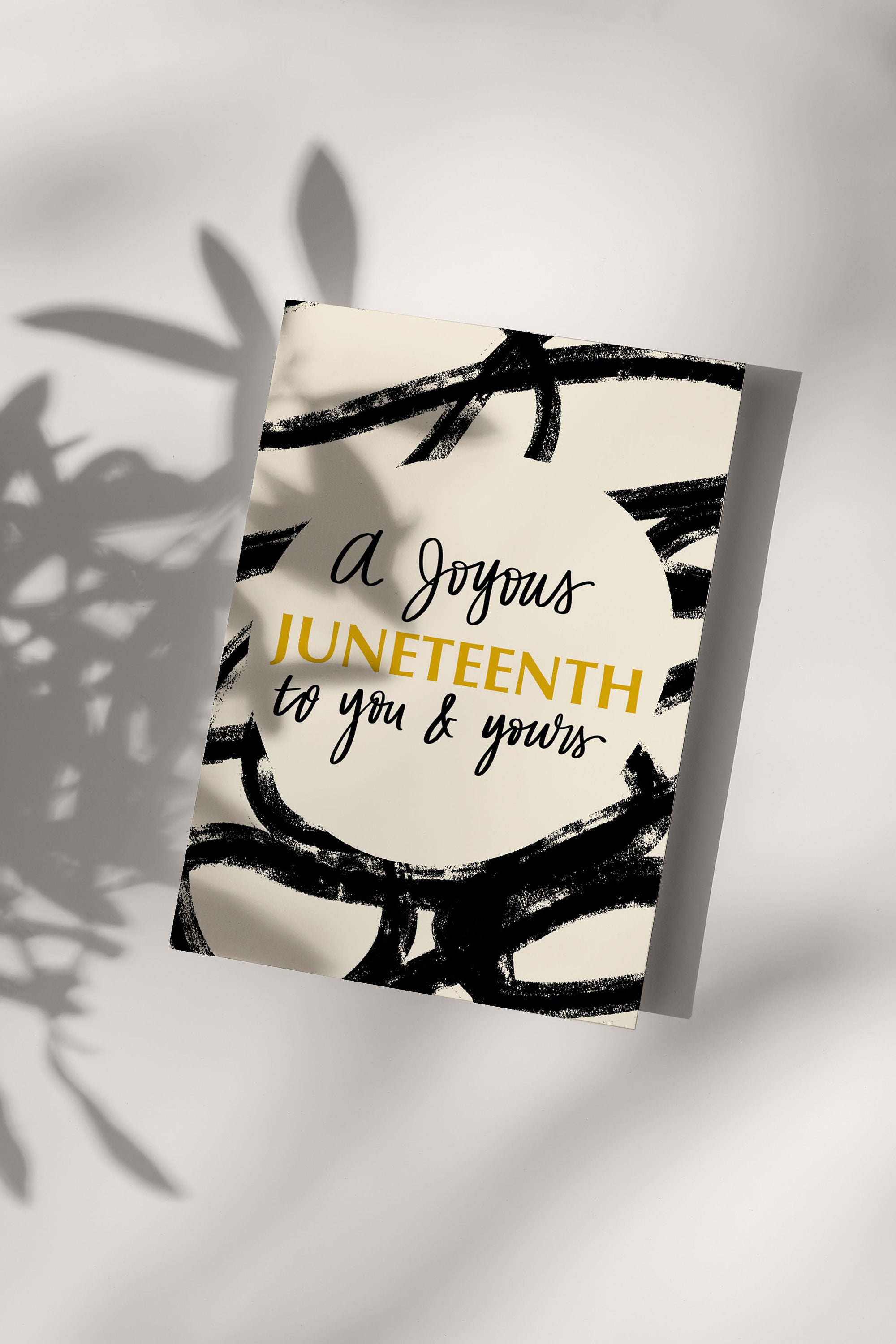 Joyous Juneteenth Card | African American Holiday (A2 Size) - Etsy