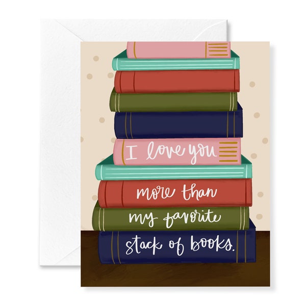 Valentine Cards for Book Lovers - Etsy