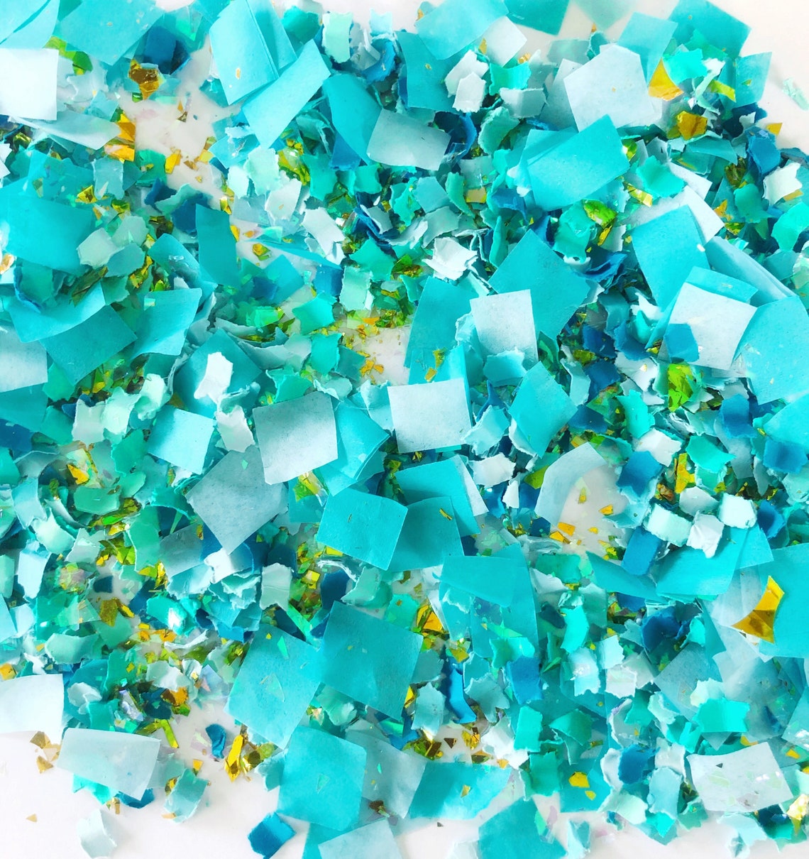 Confetti Pacific Mix Party Confetti Turquoise and Blue - Etsy