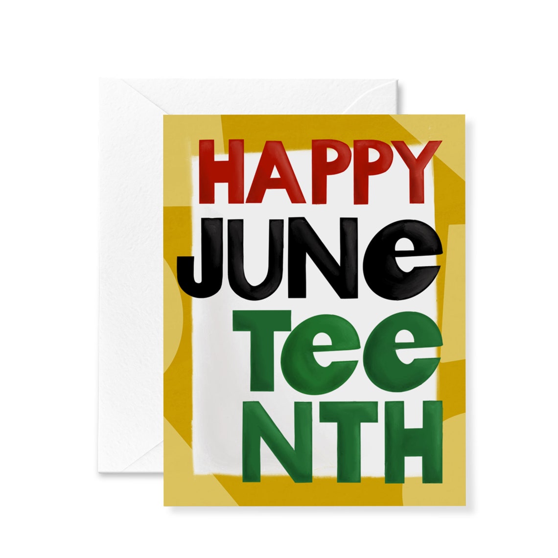 Juneteenth Card Jazzy Juneteenth Card for Juneteenth | Etsy