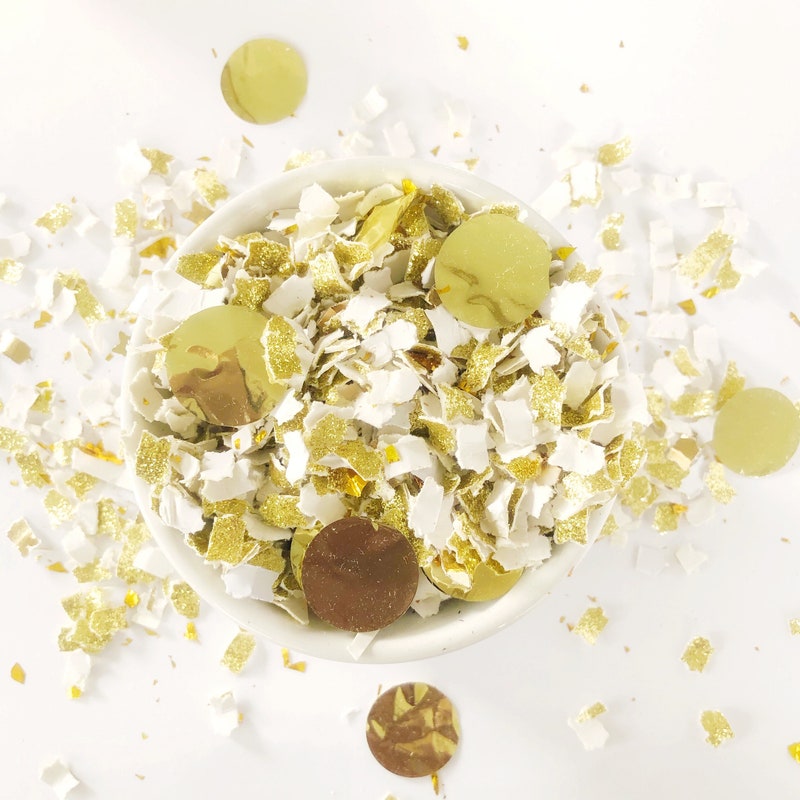 Gold Confetti - Etsy