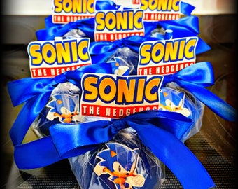 Sonic the Hedgehog Birthday Candy - Etsy