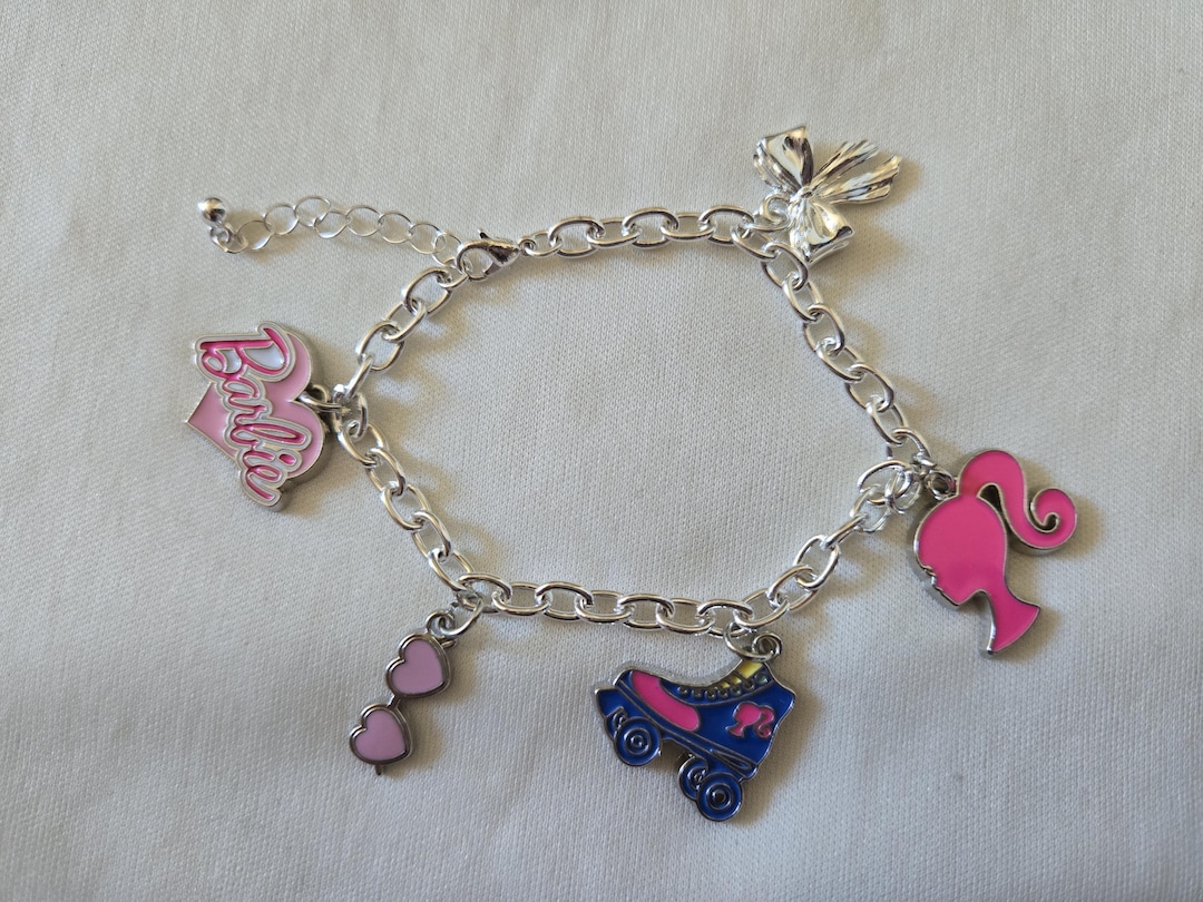 Barbie Charm Bracelet Custom Made - Etsy