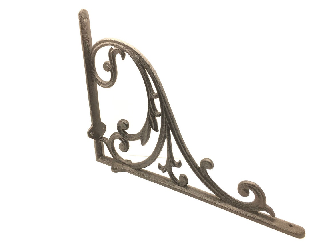 BIG Heavy & Strong Shelf Bracket Quality Cast Iron Metal | Etsy