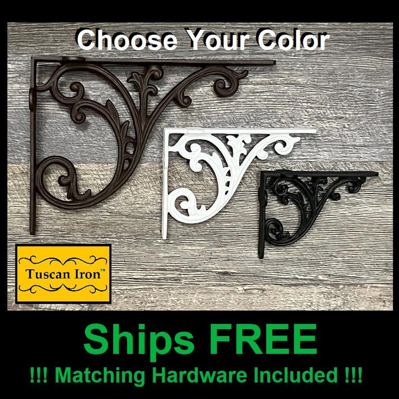 Large Metal Shelf Support - Etsy