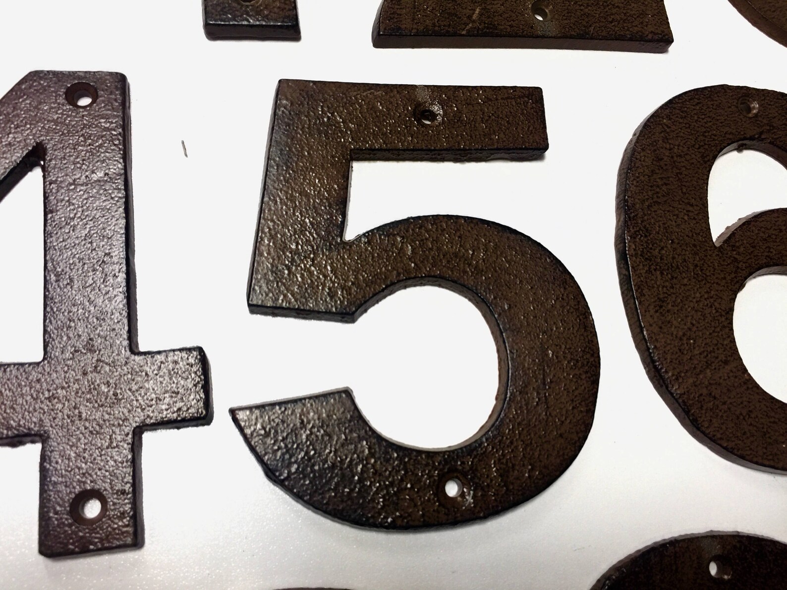 Cast Iron House Number, Rustic House Number(s), Home Numbers, Number ...