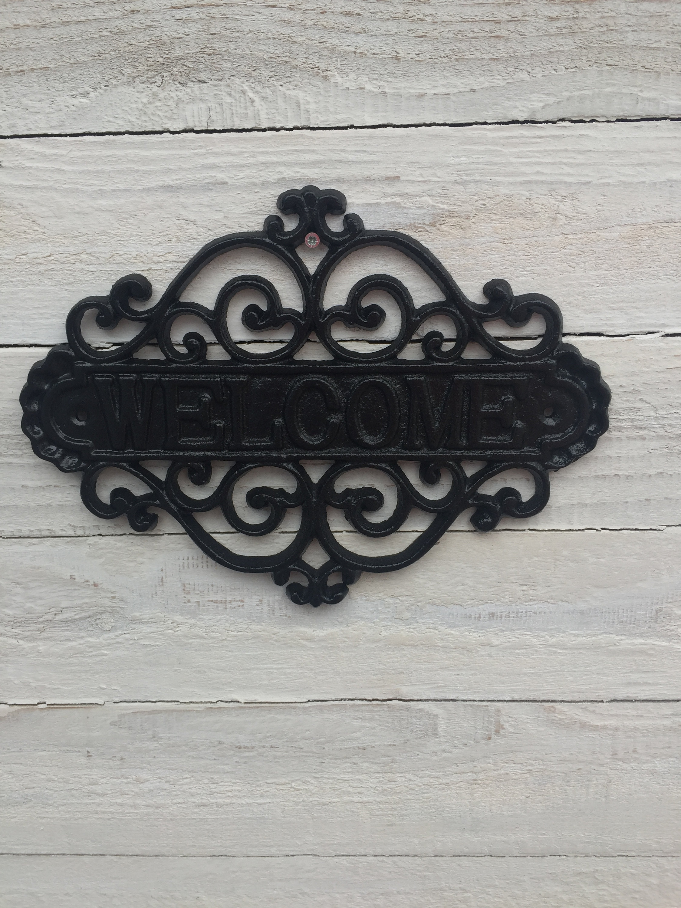 Welcome Sign Iron Welcome Sign Cast Iron Welcome Sign - Etsy