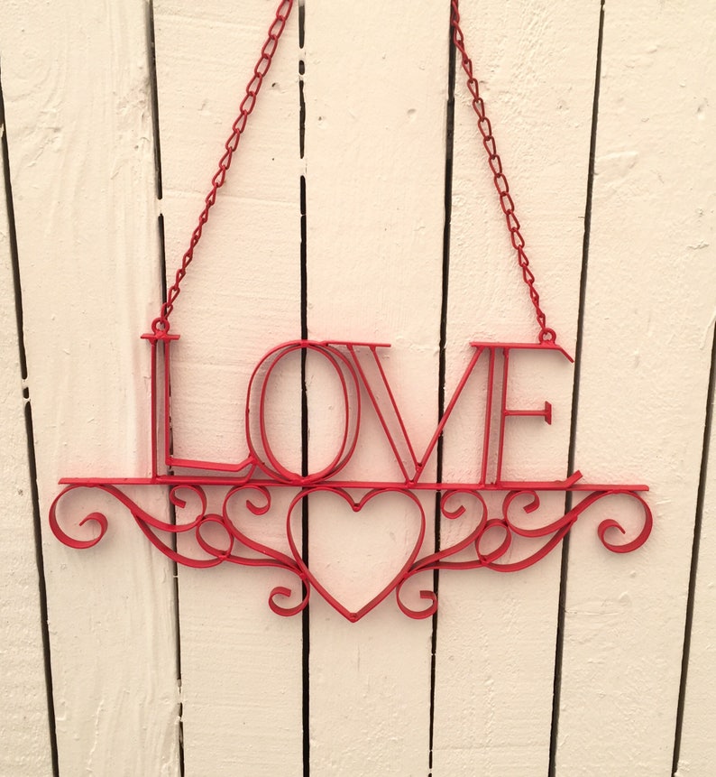 Coeur Wall Decor Coeur Amour Décor de mur décor de mur de | Etsy