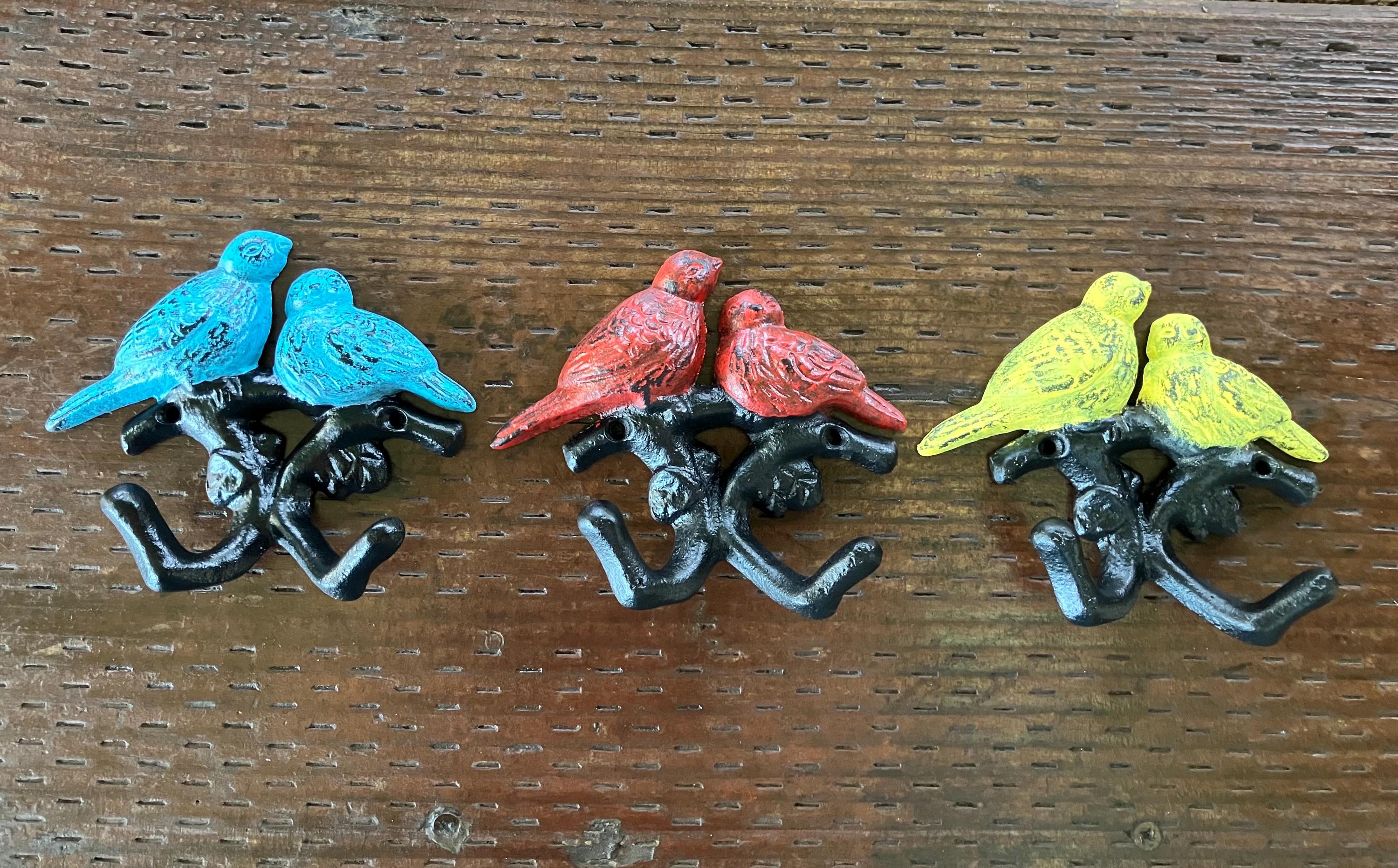 Bird Hook, Bird, Hooks, Towel Hook, Birds, Iron, Set of 3 - Etsy