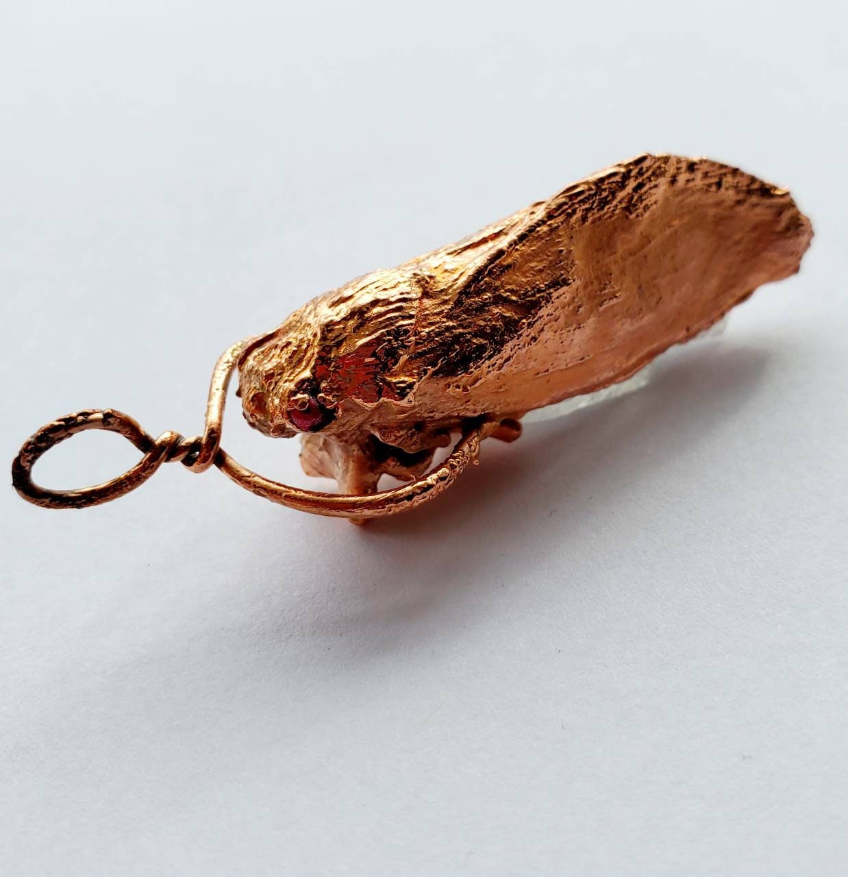 Cicada Necklace, Brood X Cicada, Quartz,cicada Pendant, Cicada Jewelry ...