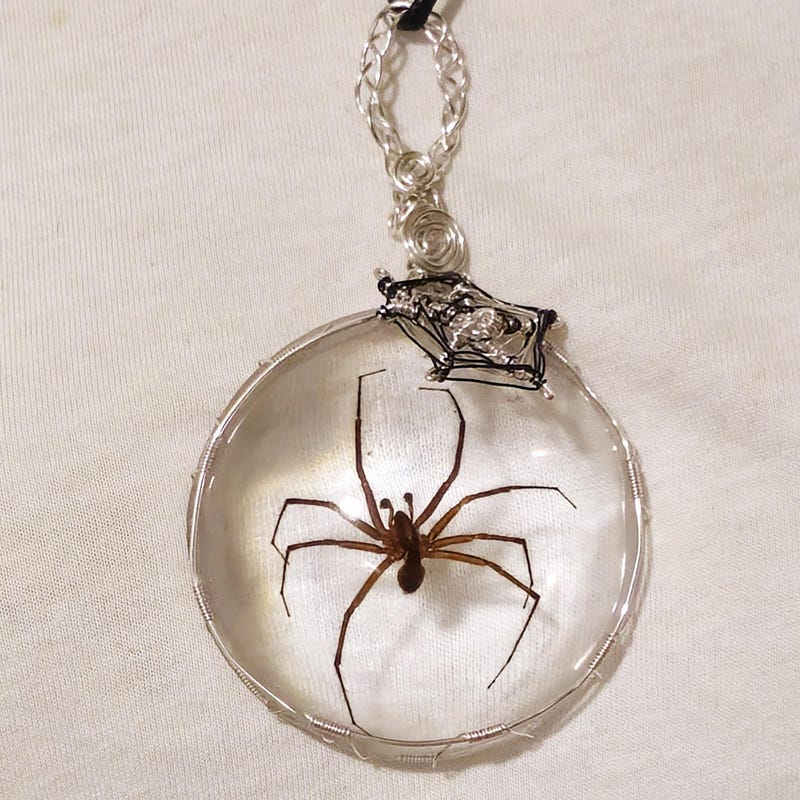 Spider Necklace - Etsy