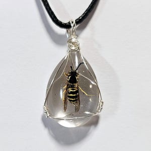 Bee Necklace, Insect Pendant, Bee Jewelry, Bee Pendant, Insect Jewelry ...