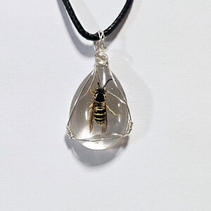 Bee Necklace, Insect Pendant, Bee Jewelry, Bee Pendant, Insect Jewelry ...