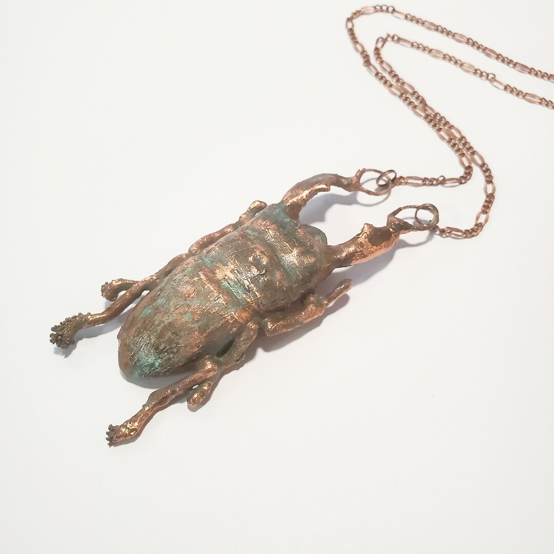 Electroformed Beetle, Stag Beetle, Electroformed Bug, Real Beetle, Bug ...