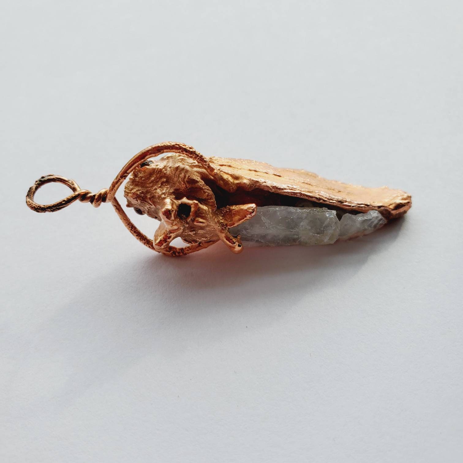 Cicada Necklace, Brood X Cicada, Quartz,cicada Pendant, Cicada Jewelry ...