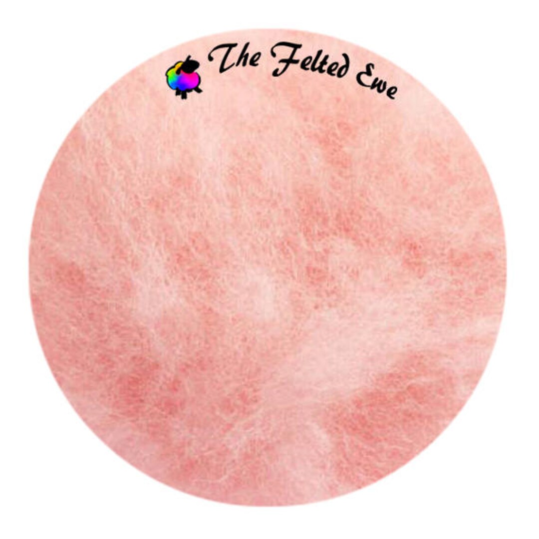 Needle Felting Maori Wool Batt / FB12 Powder Puff Maori Wool Fluffy ...
