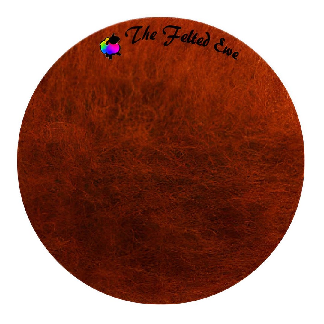 FB10 Rusted Nails Maori Wool Batt: Needle Felting Fiber - Dhgshop Rust ...