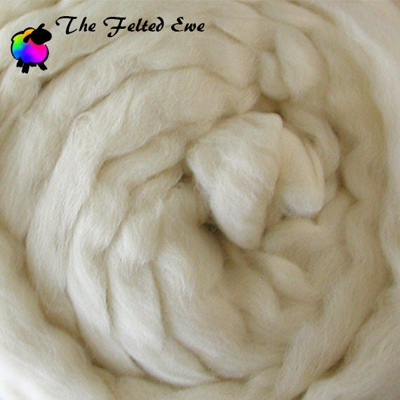 Natural Core Wool Carded Wool Roving / Needle Felting Core - Etsy