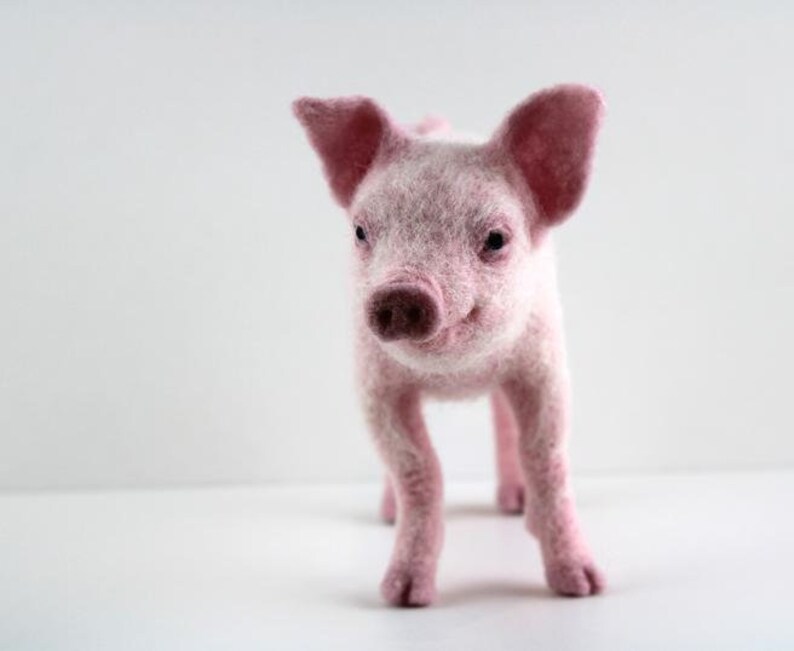 Needle Felting Kit - Pippin the Pig From World of Wool - Needle Felted ...