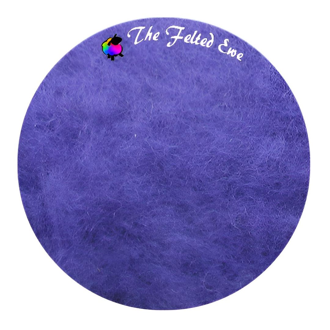 FB59 African Violet Maori Wool Batt: Needle Felting Fiber - Dhgshop ...