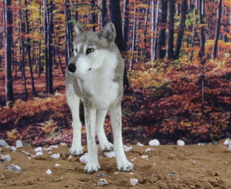 Needle Felting Kit - Winston the Wolf From World of Wool - Needle ...
