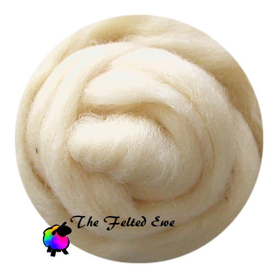 Needle Felting Wool Roving / NR4 Au Natural Carded Wool Roving - Etsy