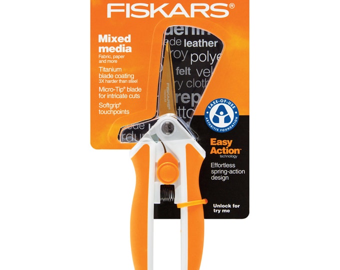 Fiskars Easy Action 5 Micro-tip Titanium Scissors | Etsy
