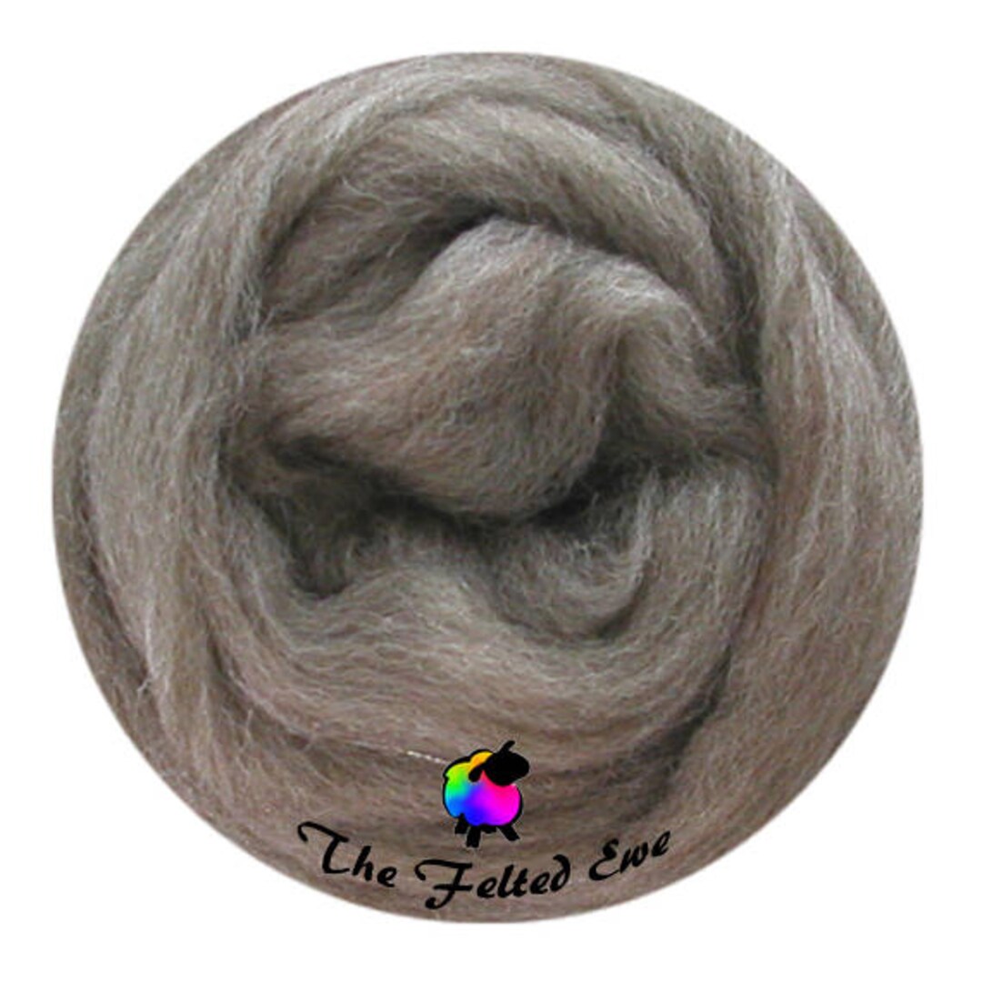 Needle Felting Wool Roving / ES13 Weathered Driftwood Carded Wool ...