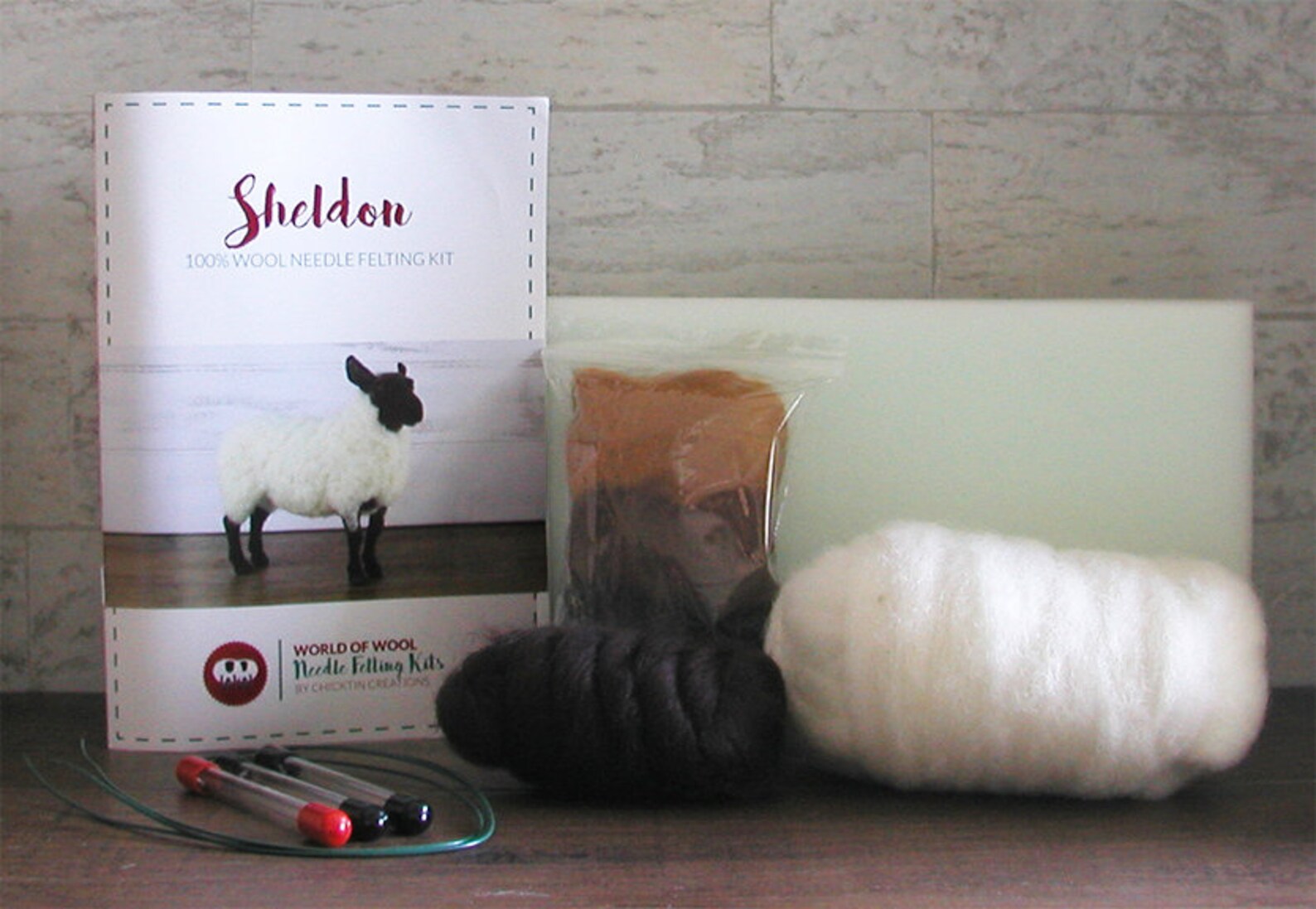Needle Felting Kit: Sheldon the Sheep From World of Wool With Full ...
