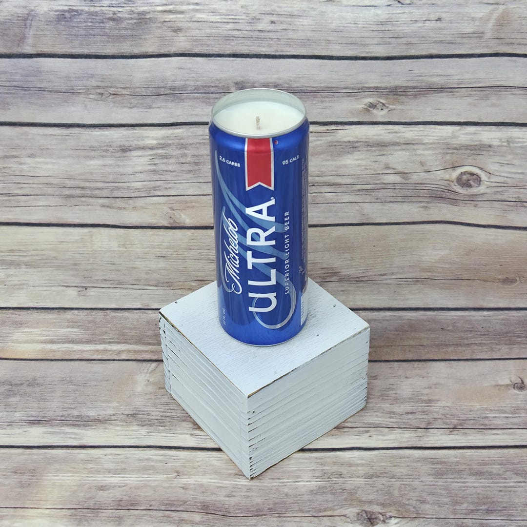 Soy Candle - Michelob ULTRA Beer Can Soy Candle With Custom Scent or ...