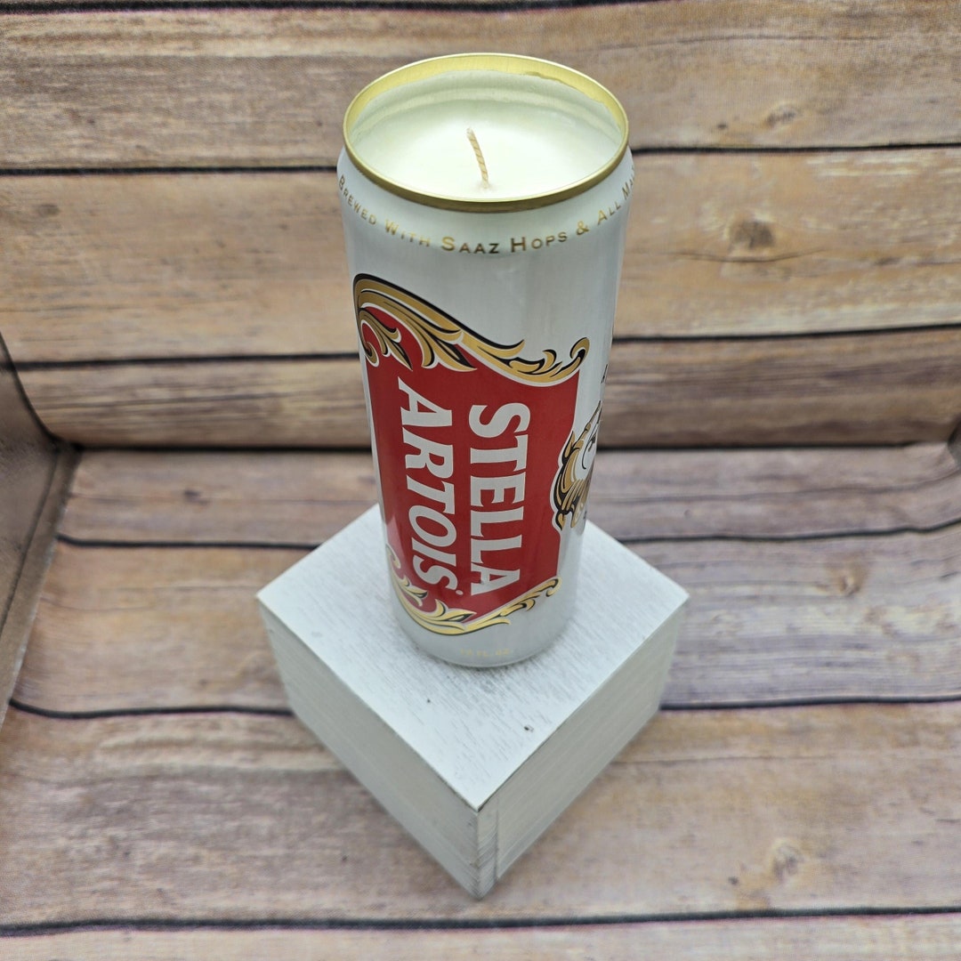 Soy Candle - Stella Artois Beer Can Soy Candle With Custom Scent or ...