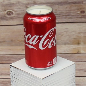 Soy Candle - Coke Coca-cola Can Soy Candle With Cola Scent - Hand ...
