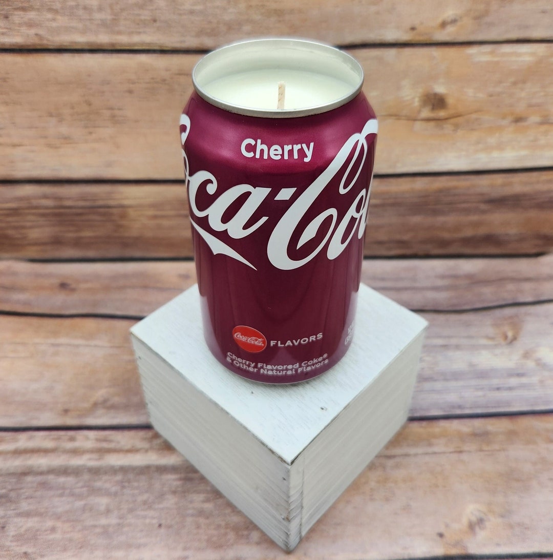 Soy Candle Cherry Coke Can Soy Candle With Cherry Coca Cola Scent ...