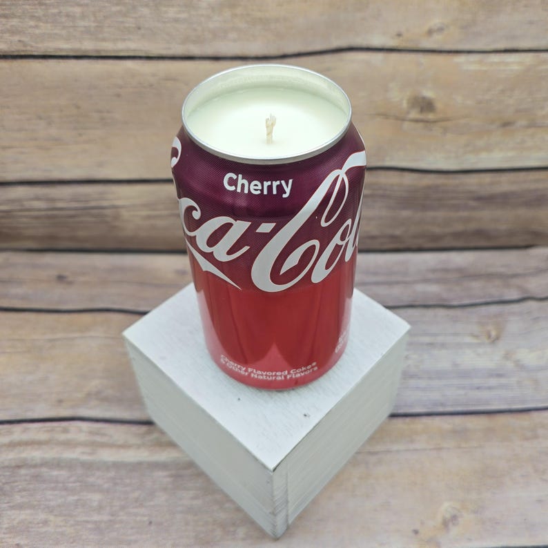 Soy Candle - Cherry Coke Can Soy Candle With Cherry Coca Cola Scent ...