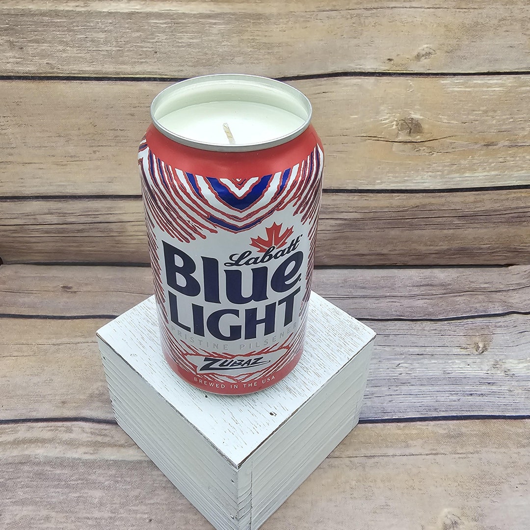 Soy Candle - 2024 Labatt Blue Light Buffalo Bills Zubaz Mafia Team ...