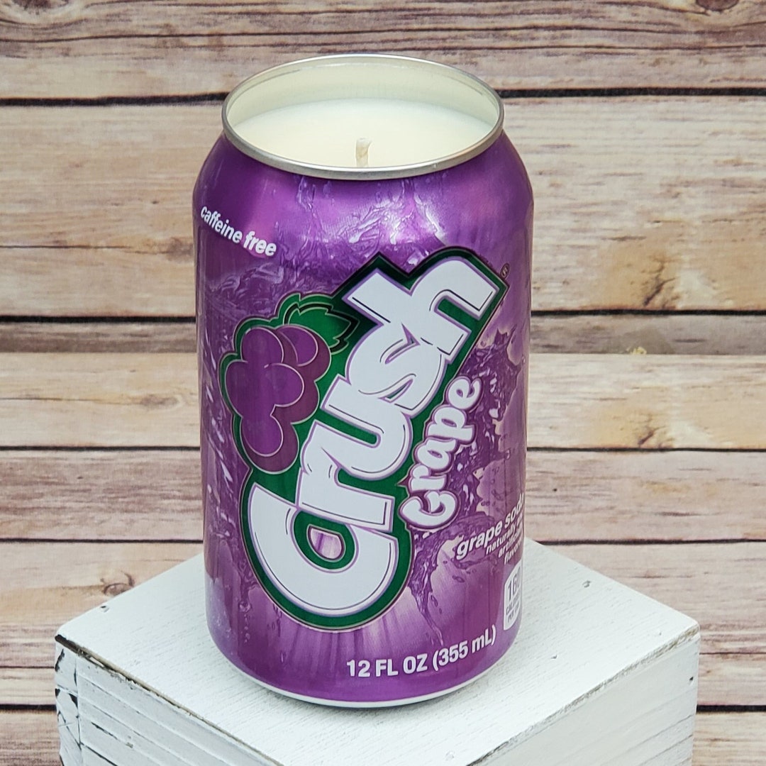 Soy Candle Grape Crush Soda Pop Can Soy Candle With Grape Soda Scent ...