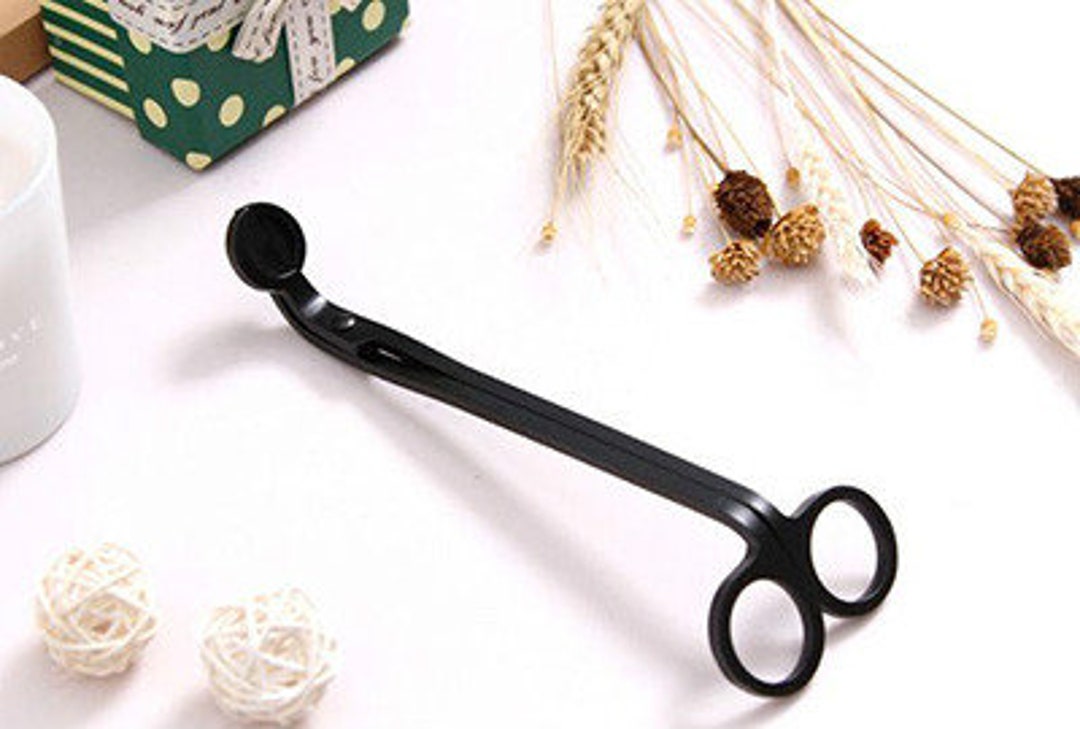 Matte Black Candle Wick Trimmer Tool / Long Angle Scissors / Trim ...
