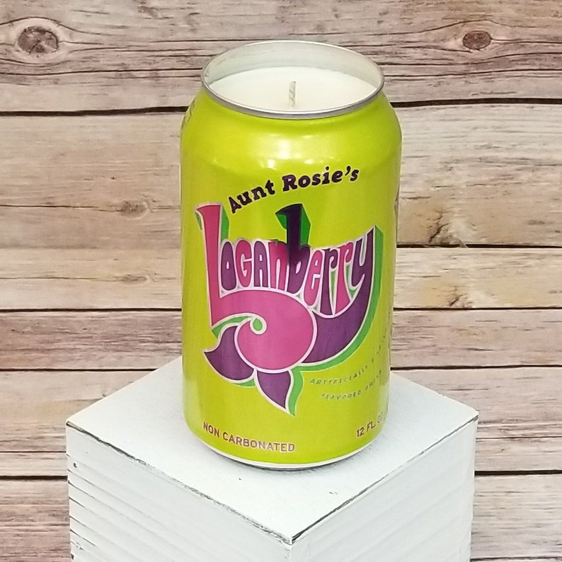 Soy Candle Aunt Rosie's Loganberry Can Soy Candle That - Etsy