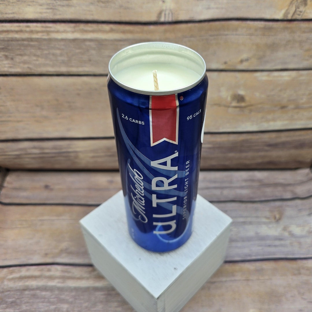 Soy Candle - Michelob ULTRA Beer Can Soy Candle With Custom Scent or ...