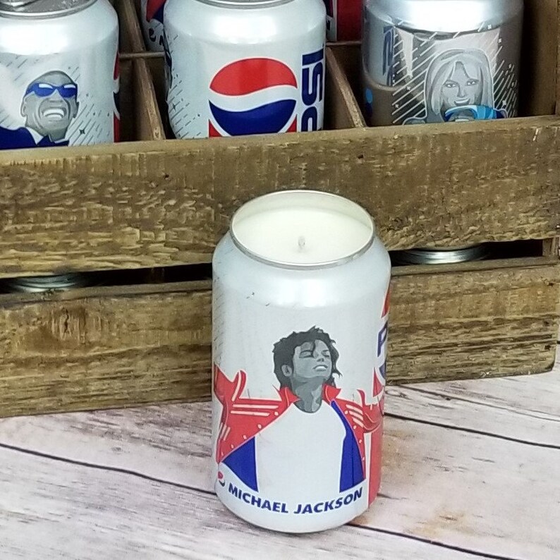 Soy Candle Michael Jackson 2018 Pepsi Can Soy Candle With | Etsy