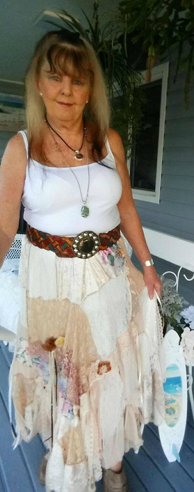 Stevie Nicks Style Boho Gypsy Shabby Chic Skirt - Custom Made for You ...