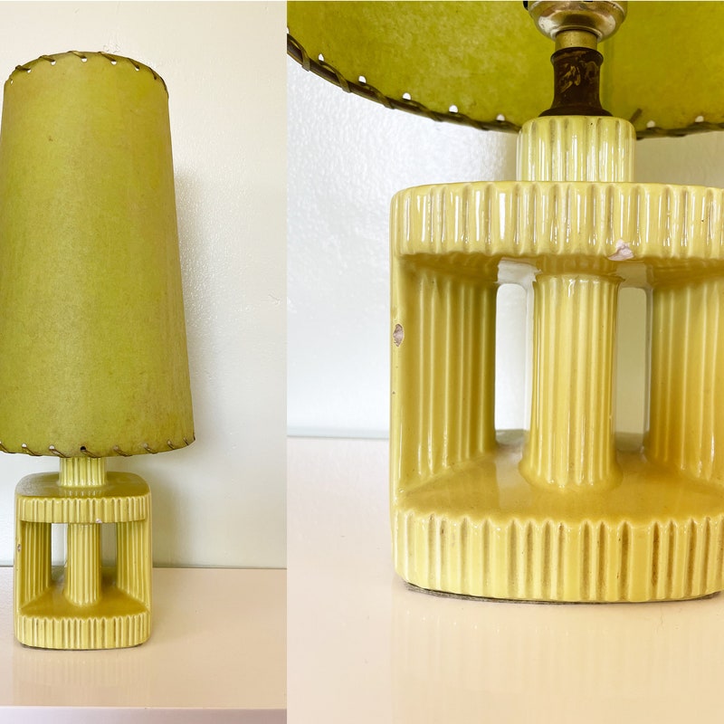 Chartreuse Lamp - Etsy