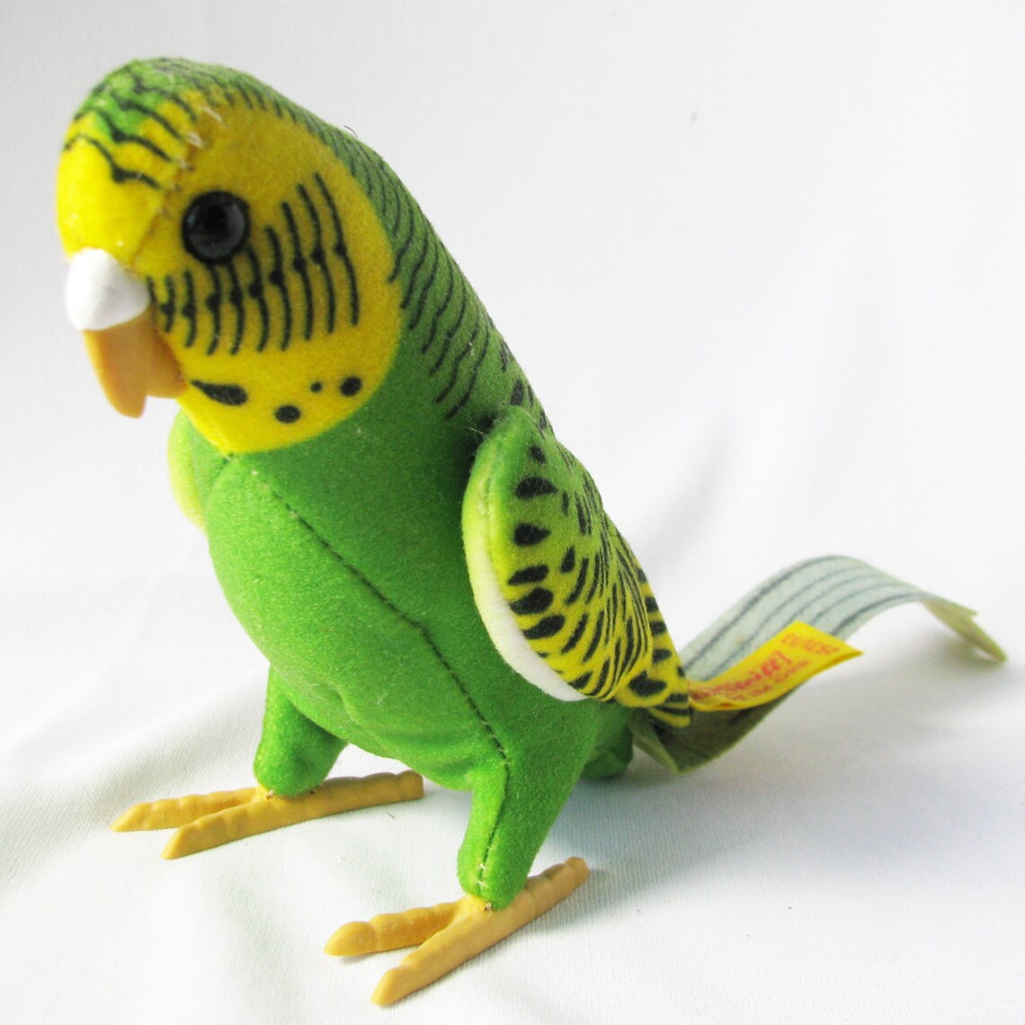 Vintage Steiff Hansi Parrot Budgie EAN 2531/13 - Etsy