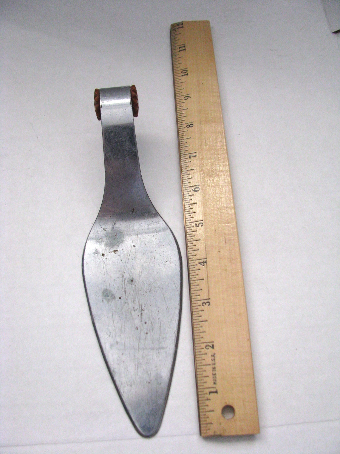 Vintage CHASE Chrome and Bakelite Cake Pie Server - Etsy