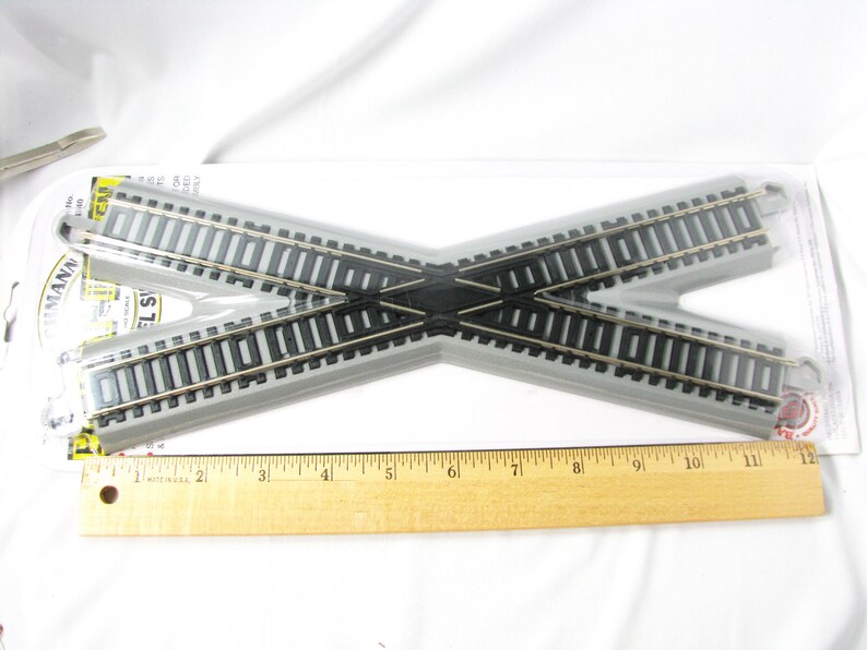 Vintage Bachmann EZ Track System HO Scale Crossing Track - Etsy