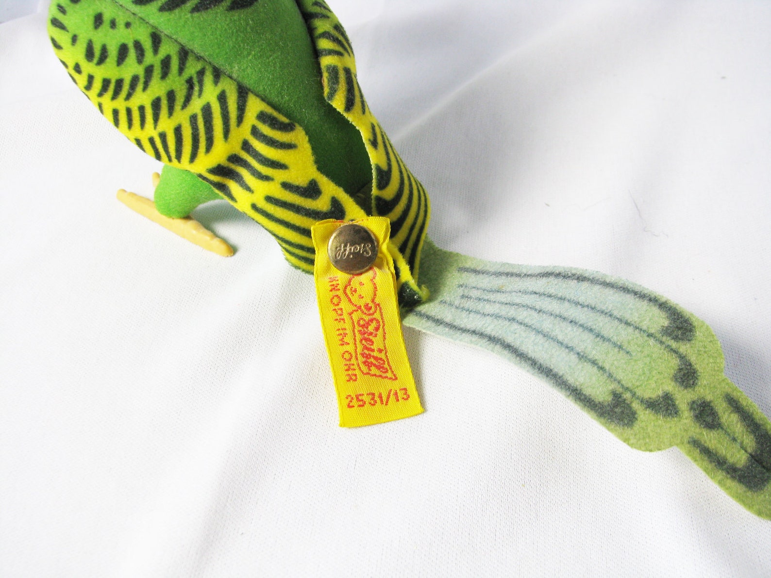 Vintage Steiff Hansi Parrot Budgie EAN 2531/13 - Etsy